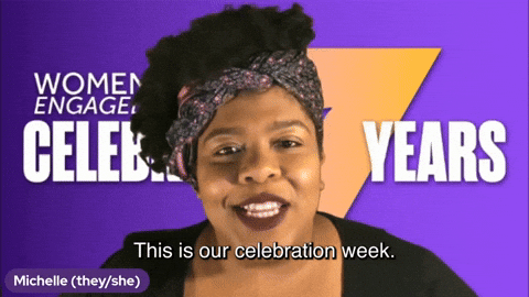 Celebration GIF by Women Engaged - Find & Share on GIPHY