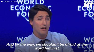 Justin Trudeau Feminism GIF by NowThis - Find & Share on GIPHY