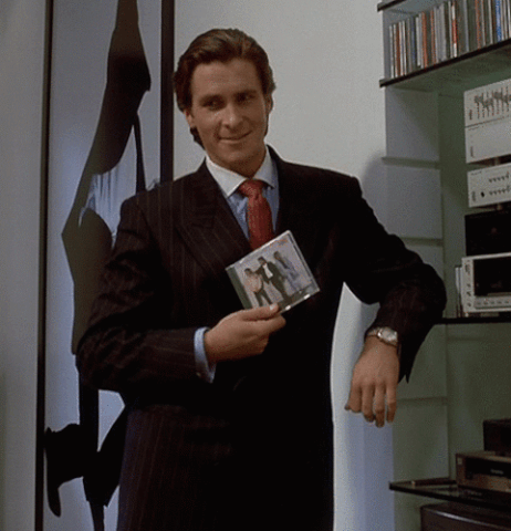 Patrick Bateman GIF - Find & Share on GIPHY