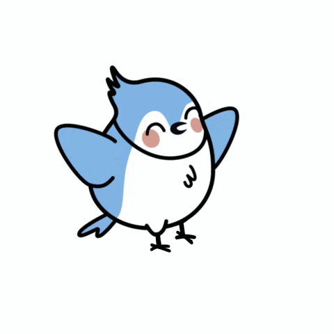 Happy Blue Jay GIF - Find & Share on GIPHY