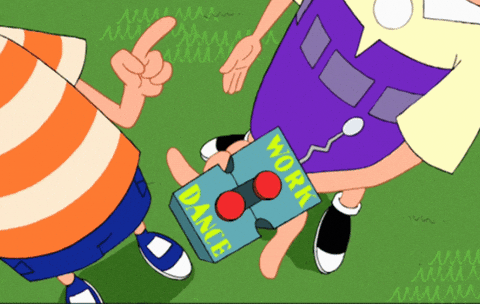 Phineas And Ferb Dance GIF - Find & Share on GIPHY