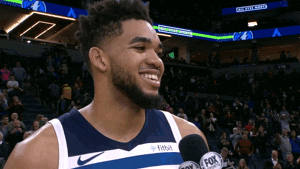 Minnesota Timberwolves Smiling GIF by NBA - Find & Share on GIPHY
