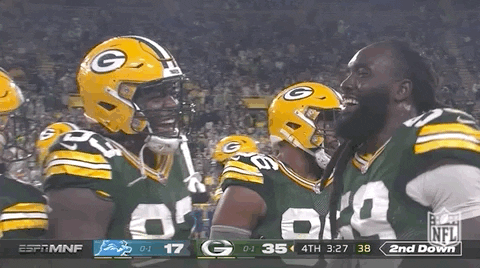 Green Bay Packers Football GIF by NFL - Find & Share on GIPHY