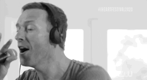 Coldplay GIF by iHeartRadio - Find & Share on GIPHY