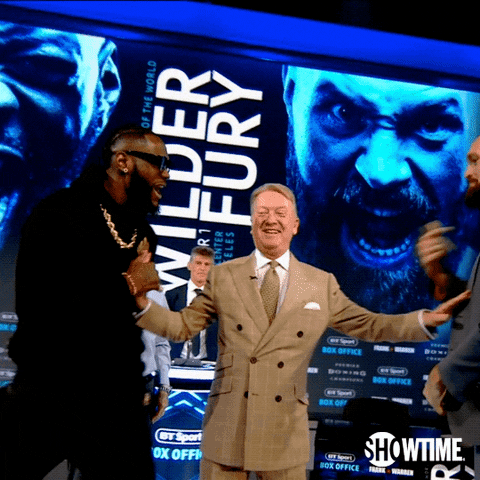 Press Conference Sport GIF by SHOWTIME Sports - Find & Share on GIPHY