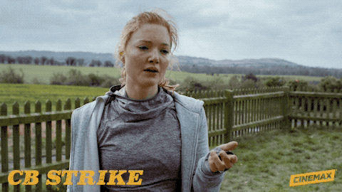 Robin Cb Strike GIF by Cinemax - Find & Share on GIPHY