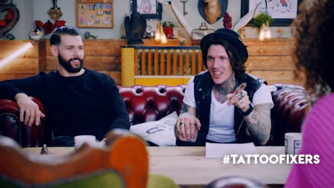 E4 GIF by Tattoo Fixers - Find & Share on GIPHY