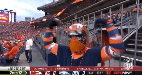 Denver Broncos Football GIF by NFL - Find & Share on GIPHY