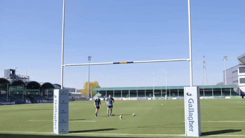 Rugby Union Kick GIF by Worcester Warriors - Find & Share on GIPHY