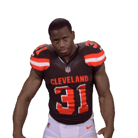 Nick Chubb Football Sticker by NFL for iOS & Android | GIPHY