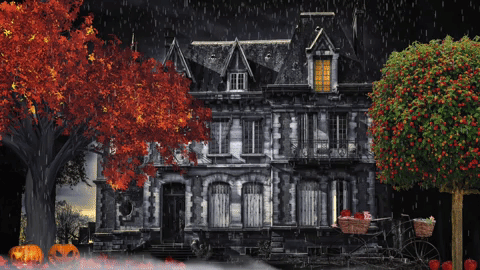 Haunted House Halloween GIF - Find & Share on GIPHY