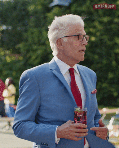 Confused Ted Danson GIF by Smirnoff US - Find & Share on GIPHY