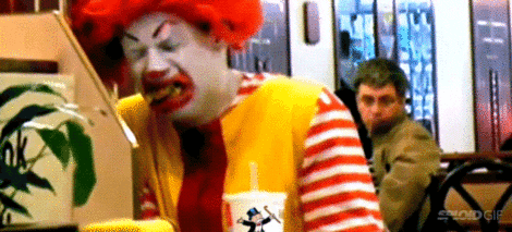 Ronald Mcdonald Crying GIF - Find & Share on GIPHY