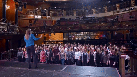 Dance Friends GIF by Some Voices - Find & Share on GIPHY