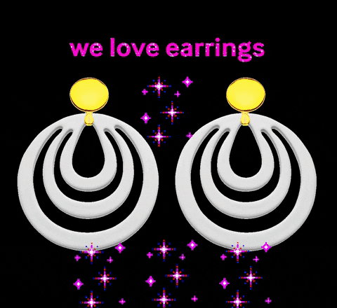 Earrings Ohrringe GIF by romy north - Find & Share on GIPHY