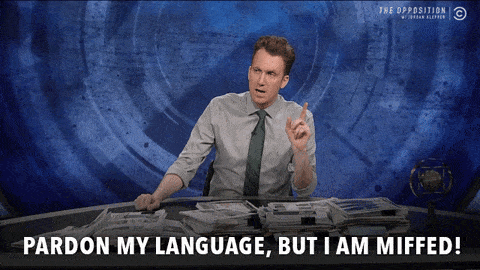 Jordan Klepper Pardon My Language But I Am Miffed GIF by The Opposition ...