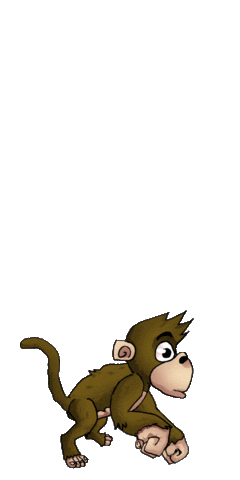 Monkey Jumping Sticker for iOS & Android | GIPHY