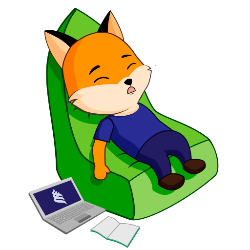 Fox Sleep Sticker by Far Eastern Federal University for iOS & Android ...