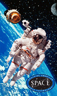 Astronaut Floating In Space Gif