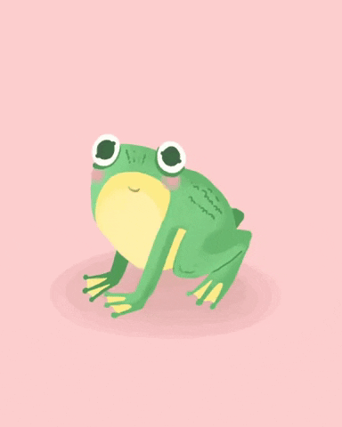 Pink Frog GIF by molehill - Find & Share on GIPHY