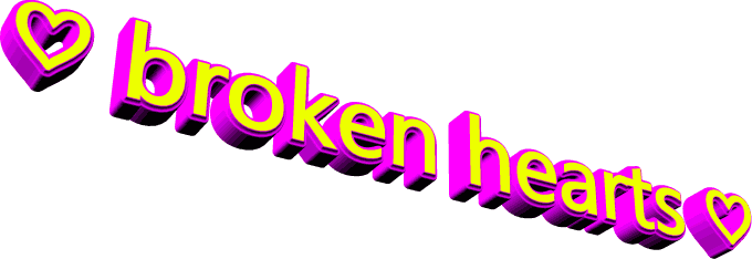 Broken Heart Hearts Sticker by AnimatedText for iOS & Android | GIPHY
