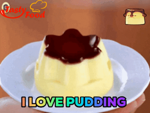 Dessert Pudding Gif By Gif - Find & Share on GIPHY