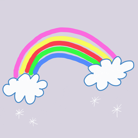 Happy Rainbow GIF by Omar Janaan - Find & Share on GIPHY