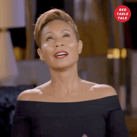 Jada Pinkett Smith Sihg GIF by Red Table Talk - Find & Share on GIPHY