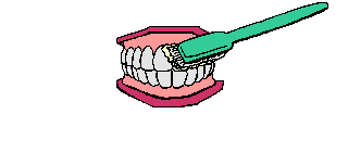 Brushing Teeth Animated Gif