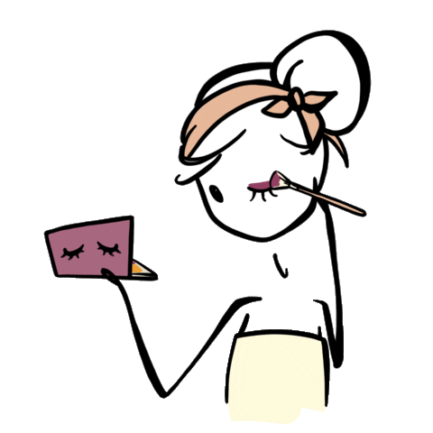 Make Up Beauty Sticker by virgola_ for iOS & Android | GIPHY