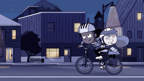 Netflix Bike GIF by Hilda - Find & Share on GIPHY