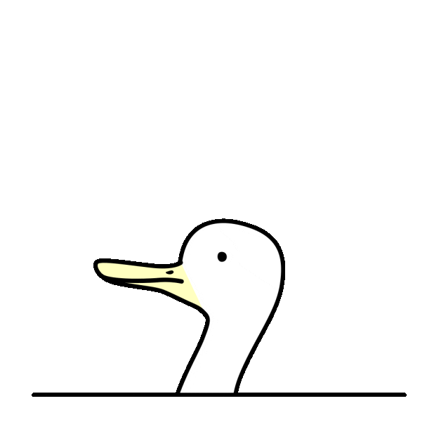 Confused Duck Sticker for iOS & Android | GIPHY