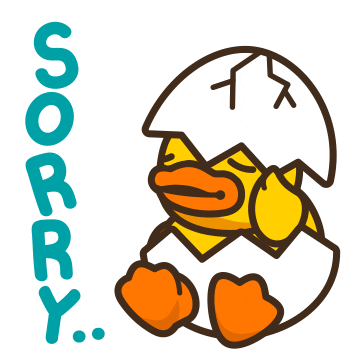 Sorry Emoji Sticker by B.Duck for iOS & Android | GIPHY