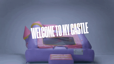 Welcome To My Castle GIF by Cassie Dasilva - Find & Share on GIPHY