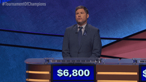 Tournament Of Champions GIF by Jeopardy! - Find & Share on GIPHY