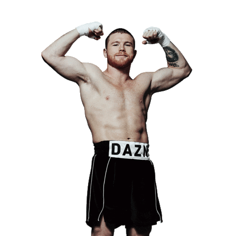 Flexing Canelo Alvarez Sticker by DAZN USA for iOS & Android | GIPHY