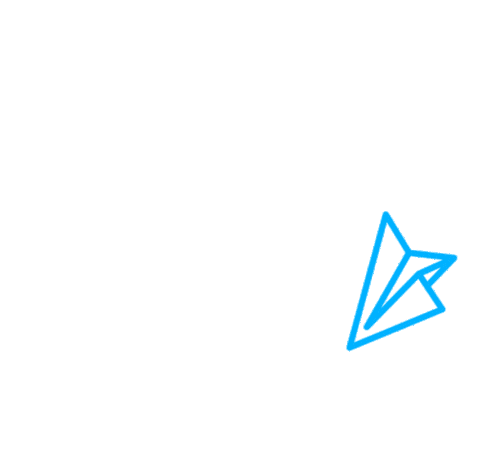 Paper Airplane Loop Sticker by orbitz for iOS & Android | GIPHY