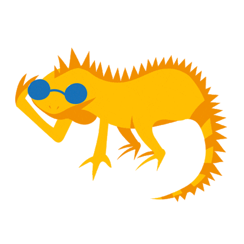 Pet Iguana Sticker for iOS & Android | GIPHY