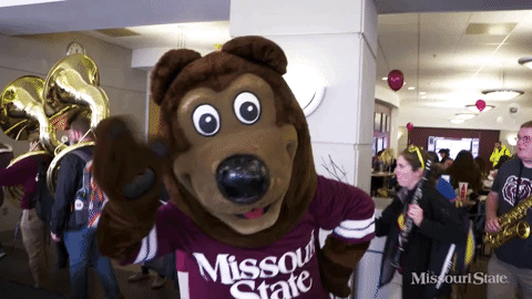 Boomer Bear GIF by Missouri State University - Find & Share on GIPHY