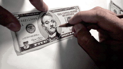 Art 5 Dollars GIF - Find & Share on GIPHY