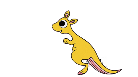 Jumping Baby Animal Sticker by SWR Kindernetz for iOS & Android | GIPHY