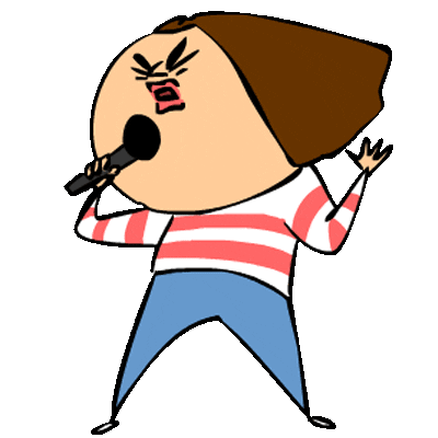 Party Singing Sticker by bimay for iOS & Android | GIPHY