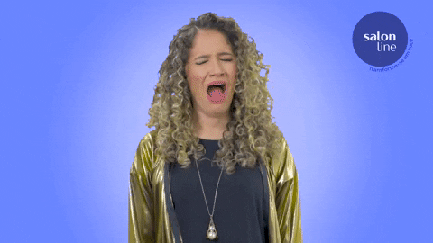 Girl Yawn GIF by Salon Line - Find & Share on GIPHY