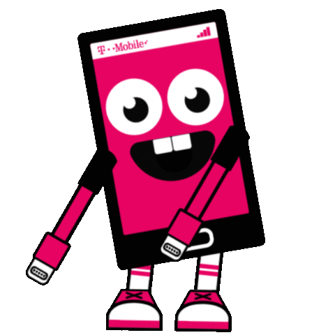 Happy Dance Sticker by T-Mobile for iOS & Android | GIPHY