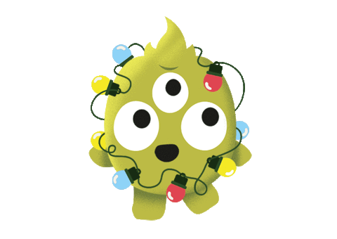 Christmas Monster Sticker for iOS & Android | GIPHY