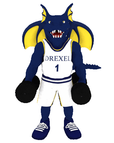 Drexel Dragons Looks Sticker by AFFOA for iOS & Android | GIPHY