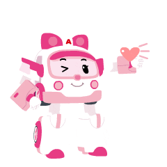 Heart Love Sticker by Robocar POLI for iOS & Android | GIPHY