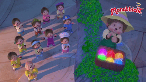 Animation Love GIF by Monchhichi - Find & Share on GIPHY