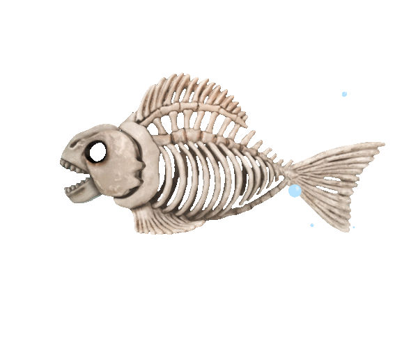 Halloween Fish Sticker by Chris Timmons for iOS & Android | GIPHY