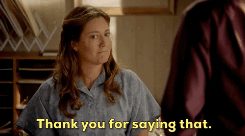Zoe Perry Thank You GIF by CBS - Find & Share on GIPHY